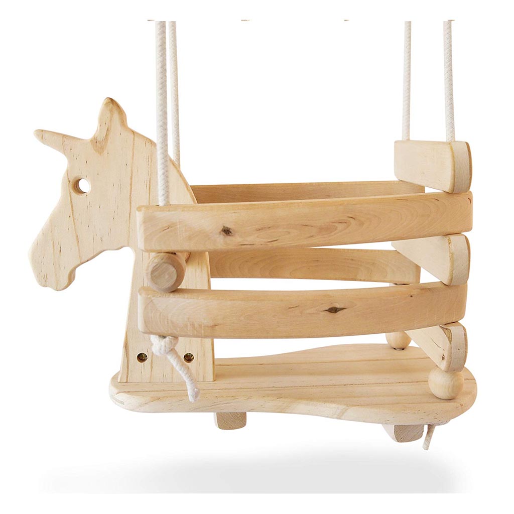 Ecotribe Wooden Animal Swing Set - Happy Little Tadpole