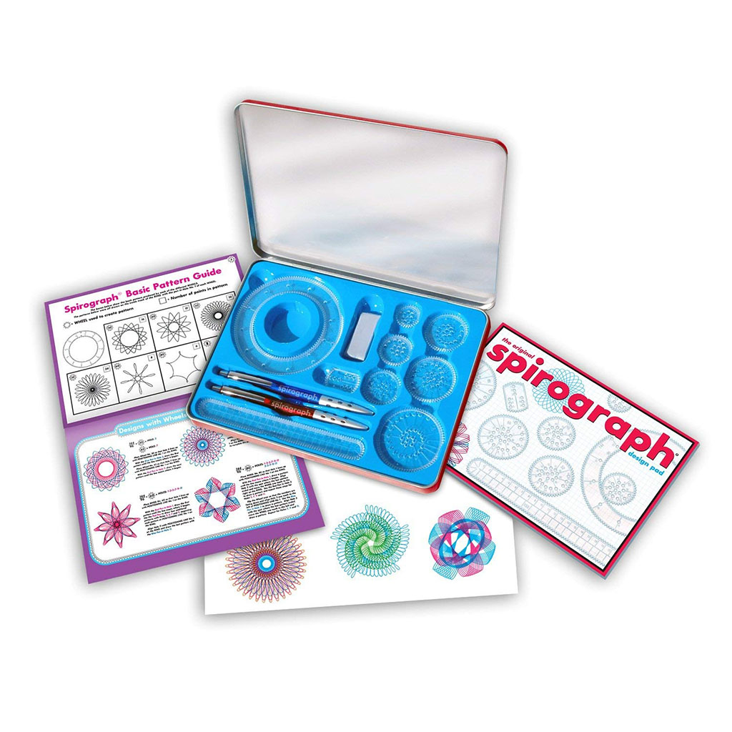 Kahootz Spirograph Design Tin Set For Kids - Happy Little Tadpole