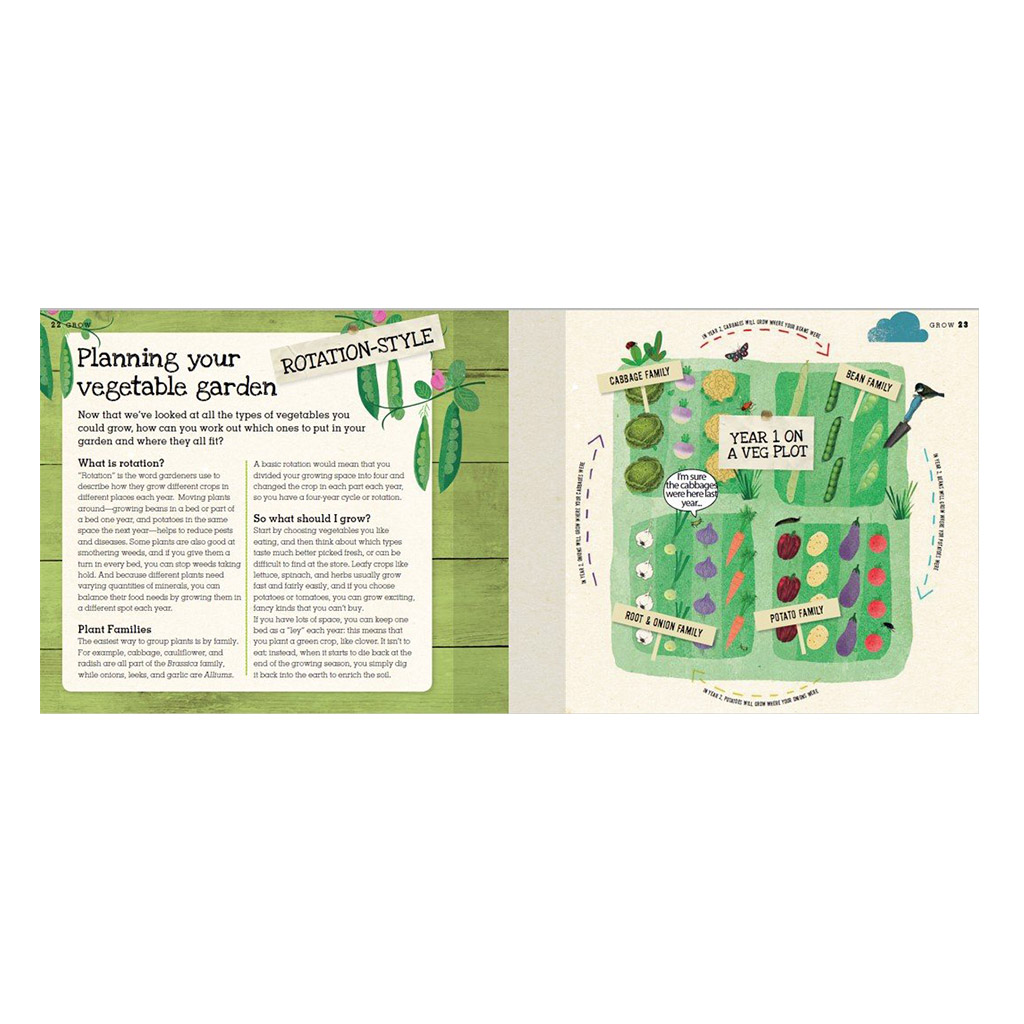 Grow: A Family Guide to Growing Fruits and Vegetables + Gift Pairing ...