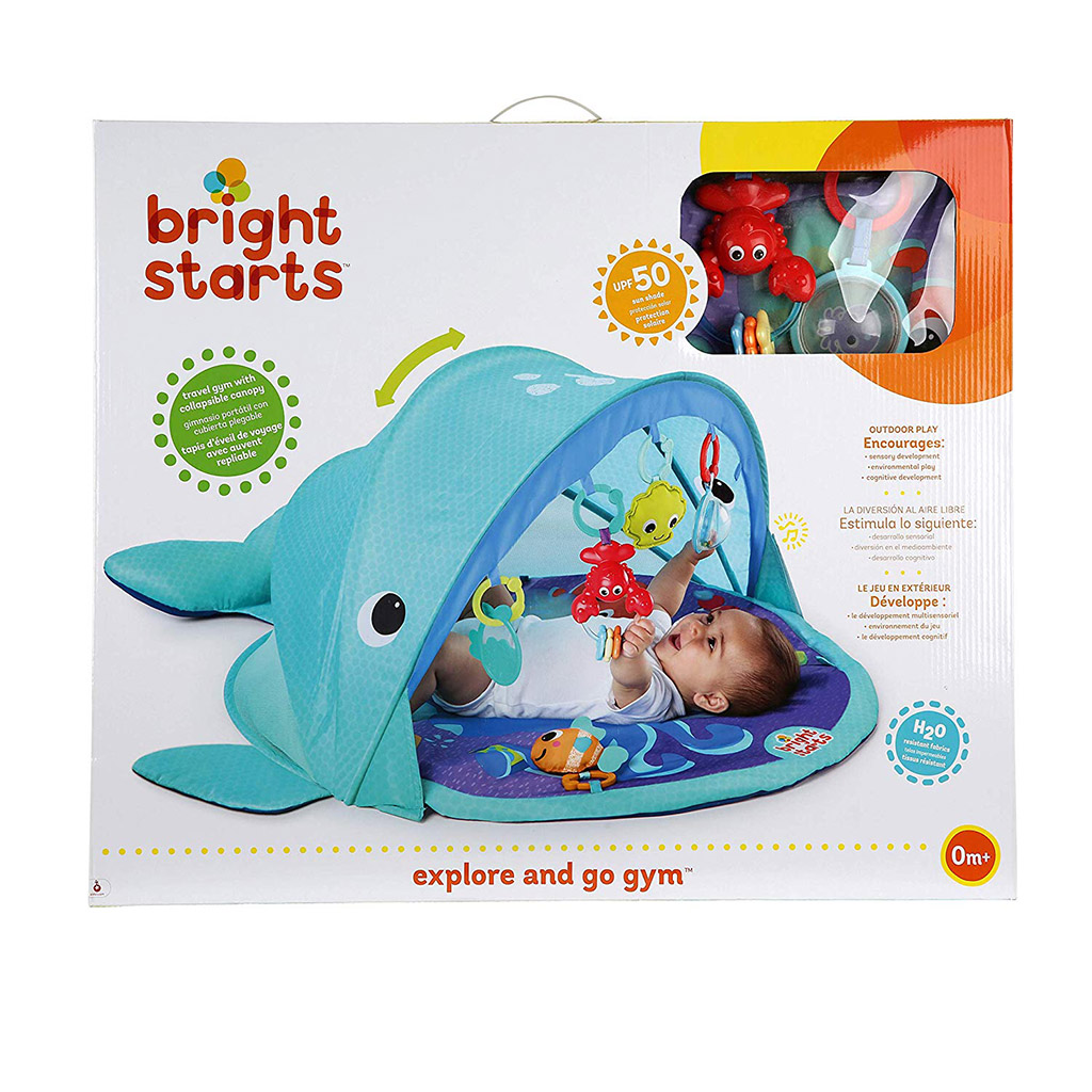 Bright Starts Explore and Go Whale Activity Gym - Happy Little Tadpole